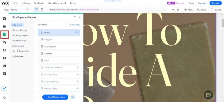 How To Hide A Page On Wix | Wiksit